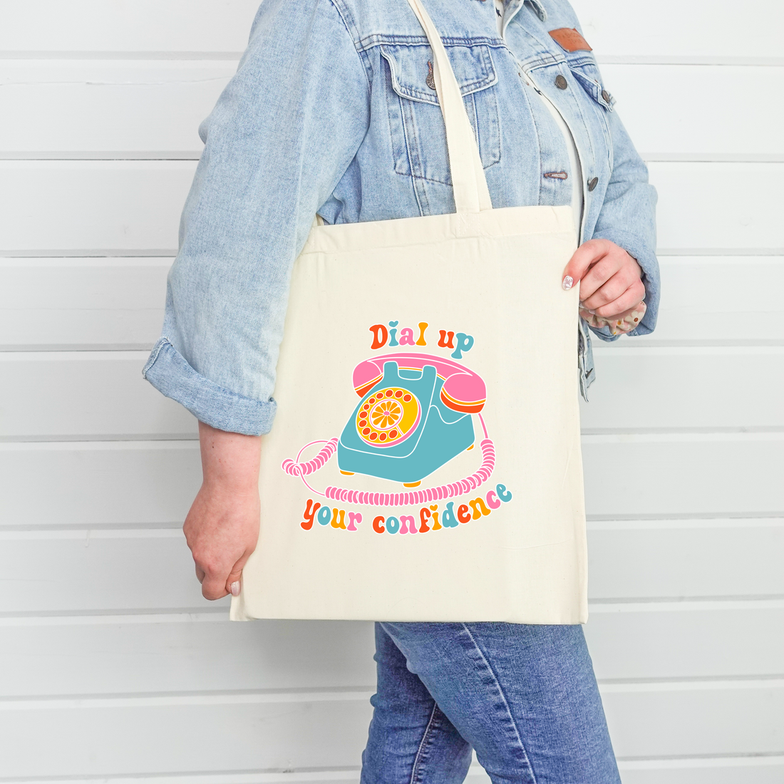 Dial Up Your Confidence Tote Bag – Sunshine Lane