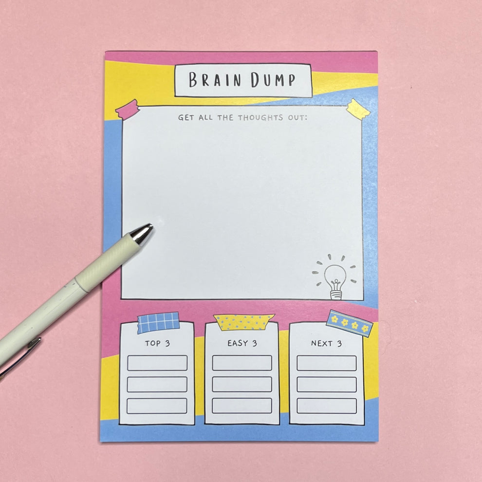 Brain Dump Notepad - A5 – Sunshine Lane