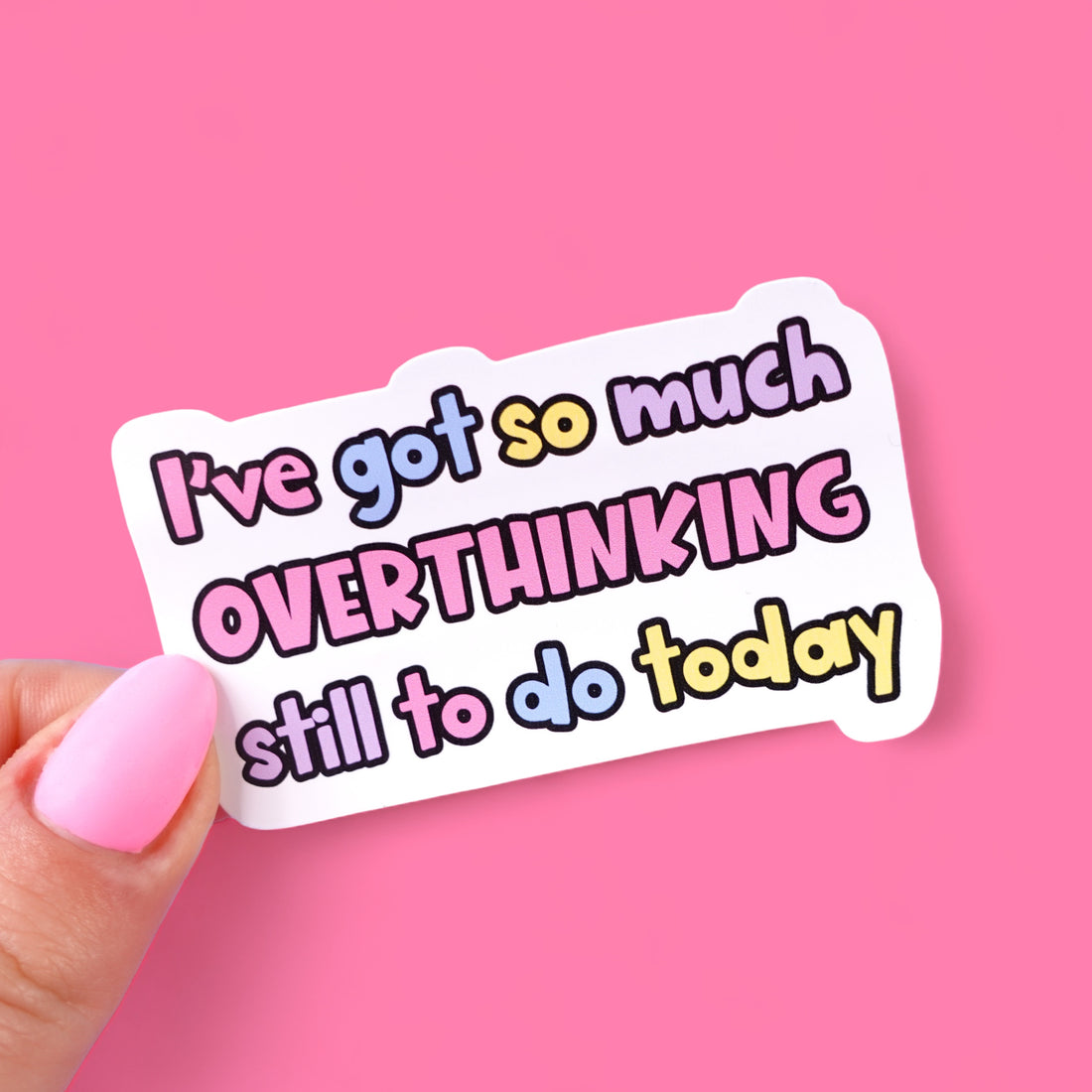 Overthinking Sticker – Sunshine Lane